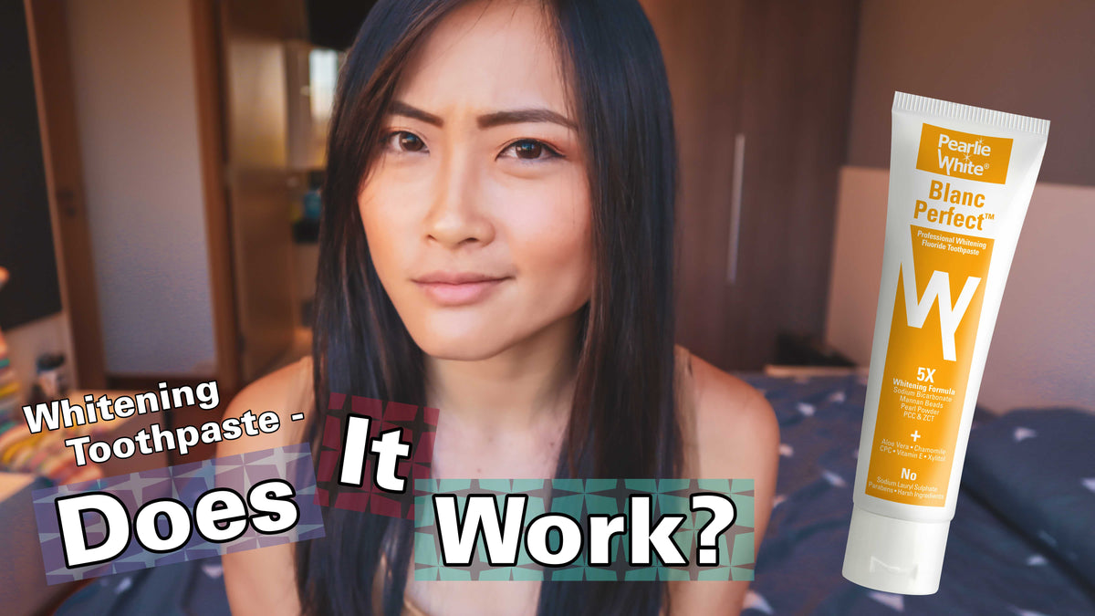 WHITENING TOOTHPASTE - DOES IT WORK? – Pearlie White