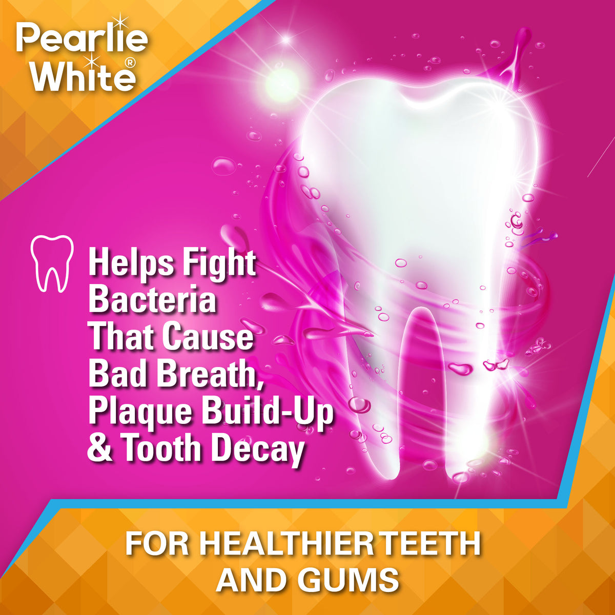 Chlor-Rinse Antiseptic Mouth Rinse 250ml - Triple Pack | Pearlie White