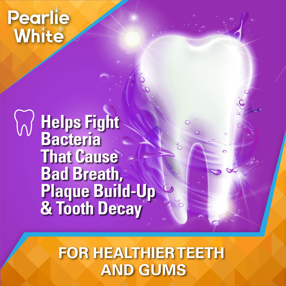 Chlor-Rinse Plus Antiseptic Mouth Rinse 250ml - Triple Pack | Pearlie White