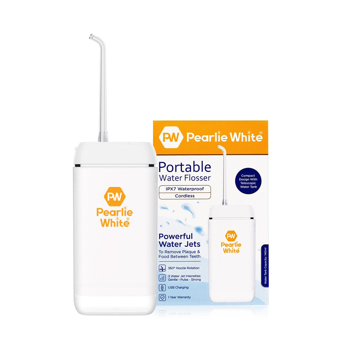 Portable Water Flosser – Pearlie White