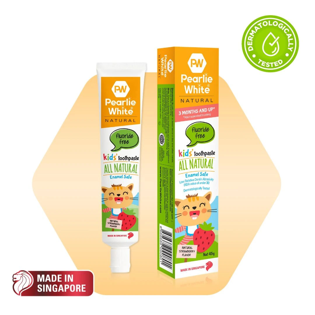 Pearlie White All Natural Kids Toothpaste (Strawberry) | Pearlie White