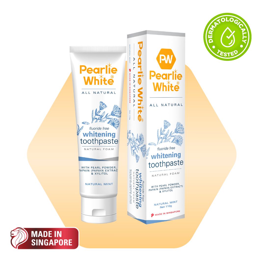 All Natural Whitening Toothpaste 110gm | Pearlie White
