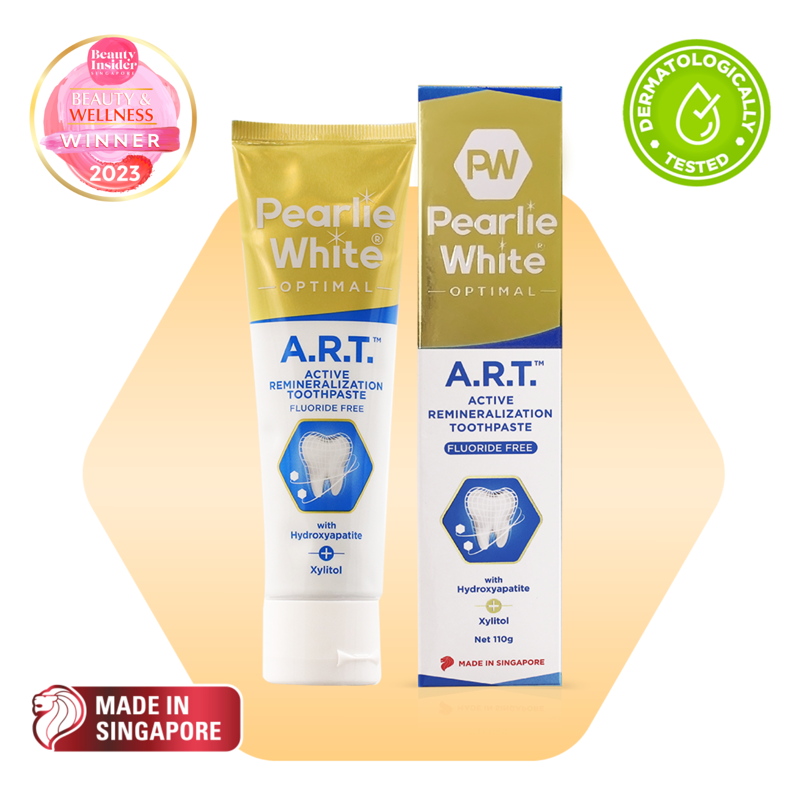 Optimal A.R.T. Active Remineralization Toothpaste 110g | Pearlie White