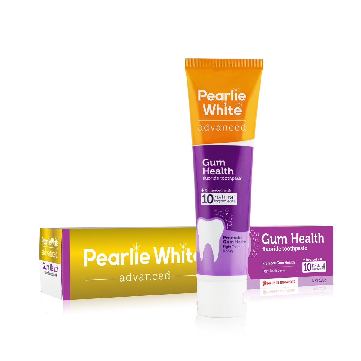 Advanced Gum Health Fluoride Toothpaste 130gm | Pearlie White
