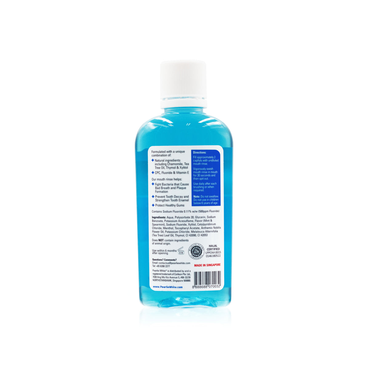 Fluorinze Anti-bacterial Fluoride Mouth Rinse 100ml | Pearlie White
