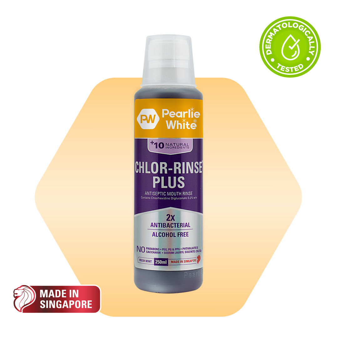Chlor-Rinse Plus Antiseptic Mouth Rinse 250ml | Pearlie White