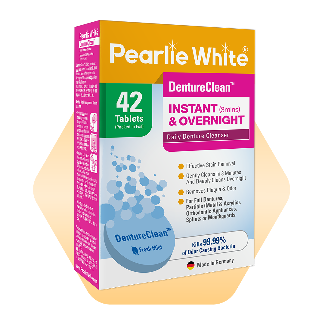 DentureClean - Denture Cleansing Tablets 42pcs | Pearlie White