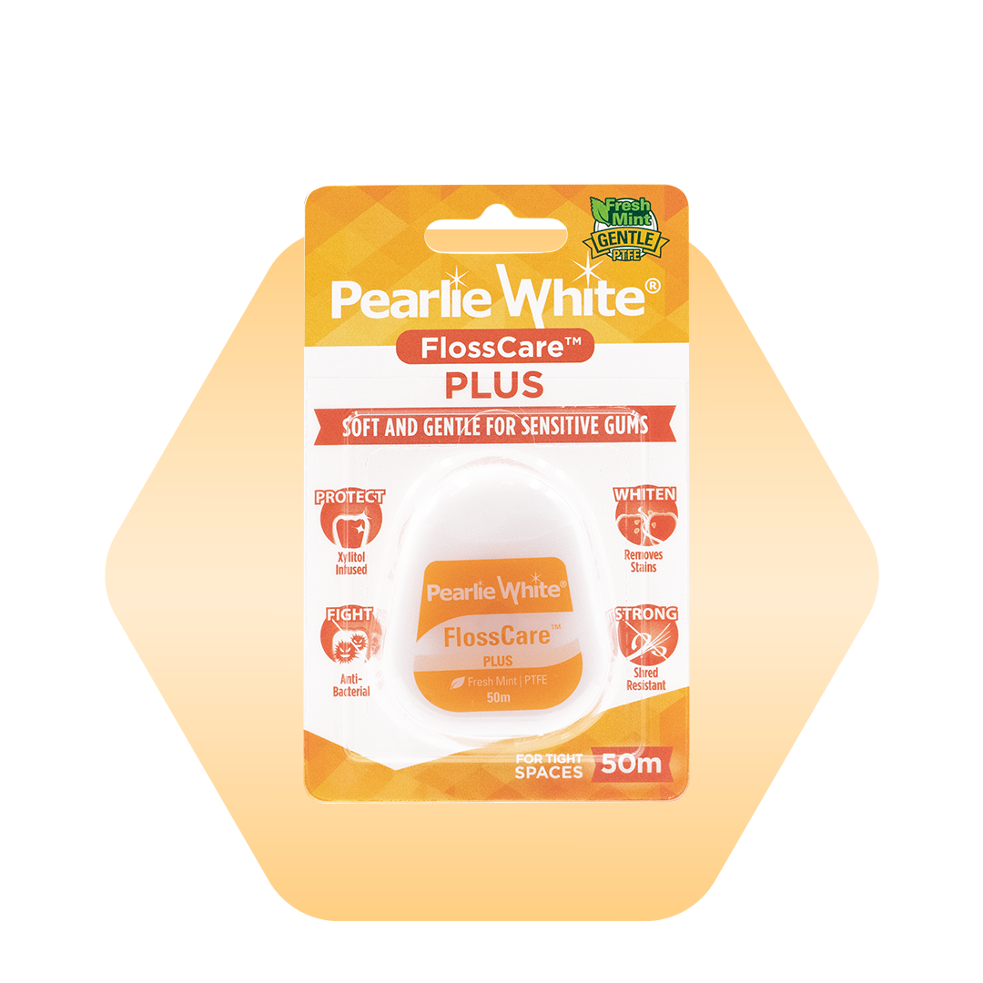 FlossCare Plus PTFE Mint Floss 50m | Pearlie White