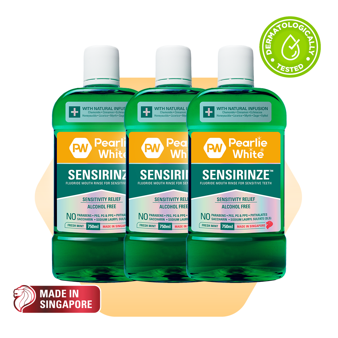 Sensirinze™ Fluoride Mouth Rinse for Sensitive Teeth 750ml - Triple ...